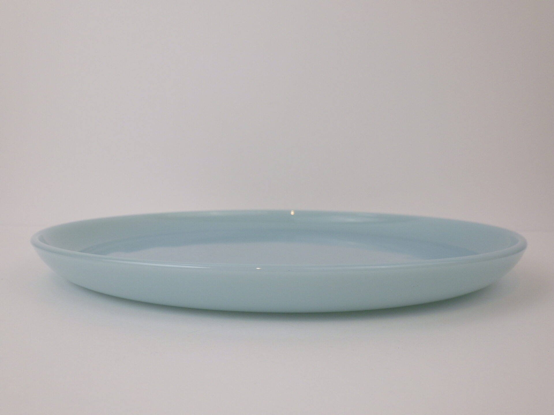 "Fire king" Turquoise Blue Dinner Plate ファイヤーキング ターコイズブルー ディナープレート A ...